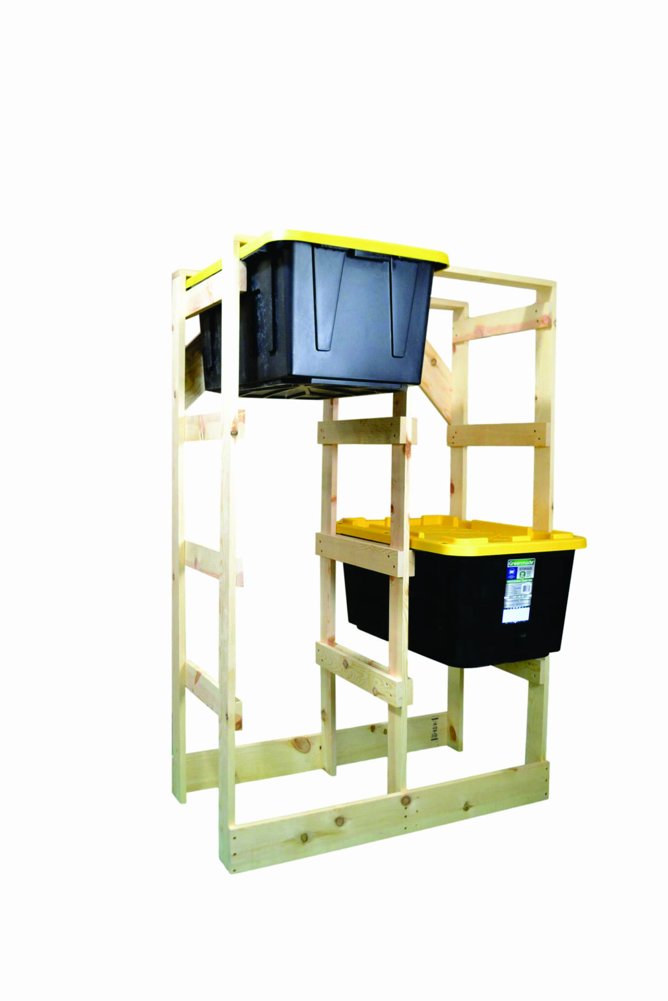 Wooden Tote Storage Rack - Poole & Sons, Inc.